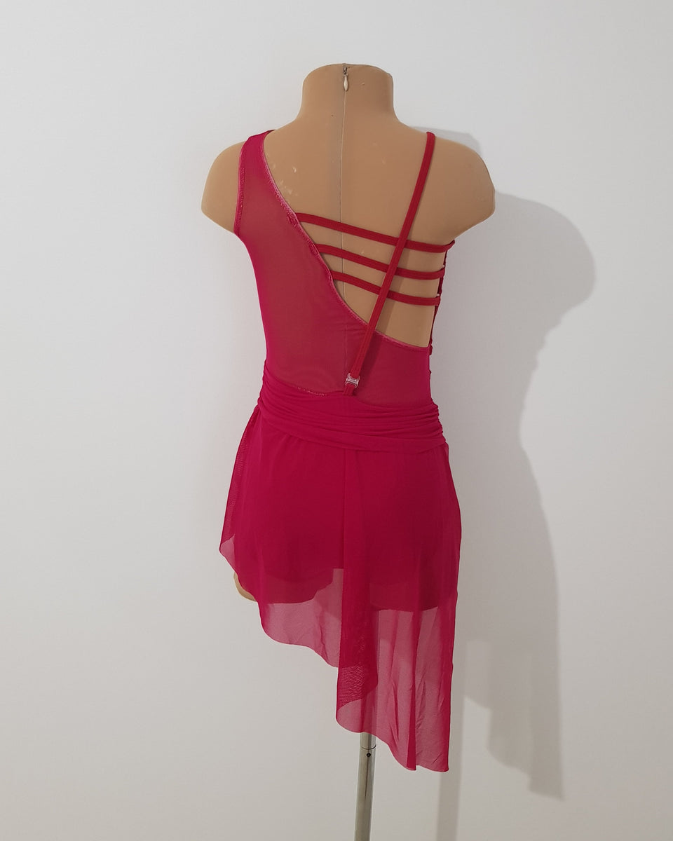Harper Leotard - Scarlett Red– Frilledneck Fashion
