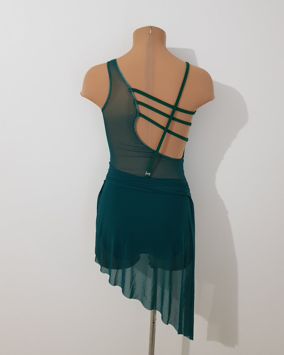 Harper Leotard - Forest Green– Frilledneck Fashion