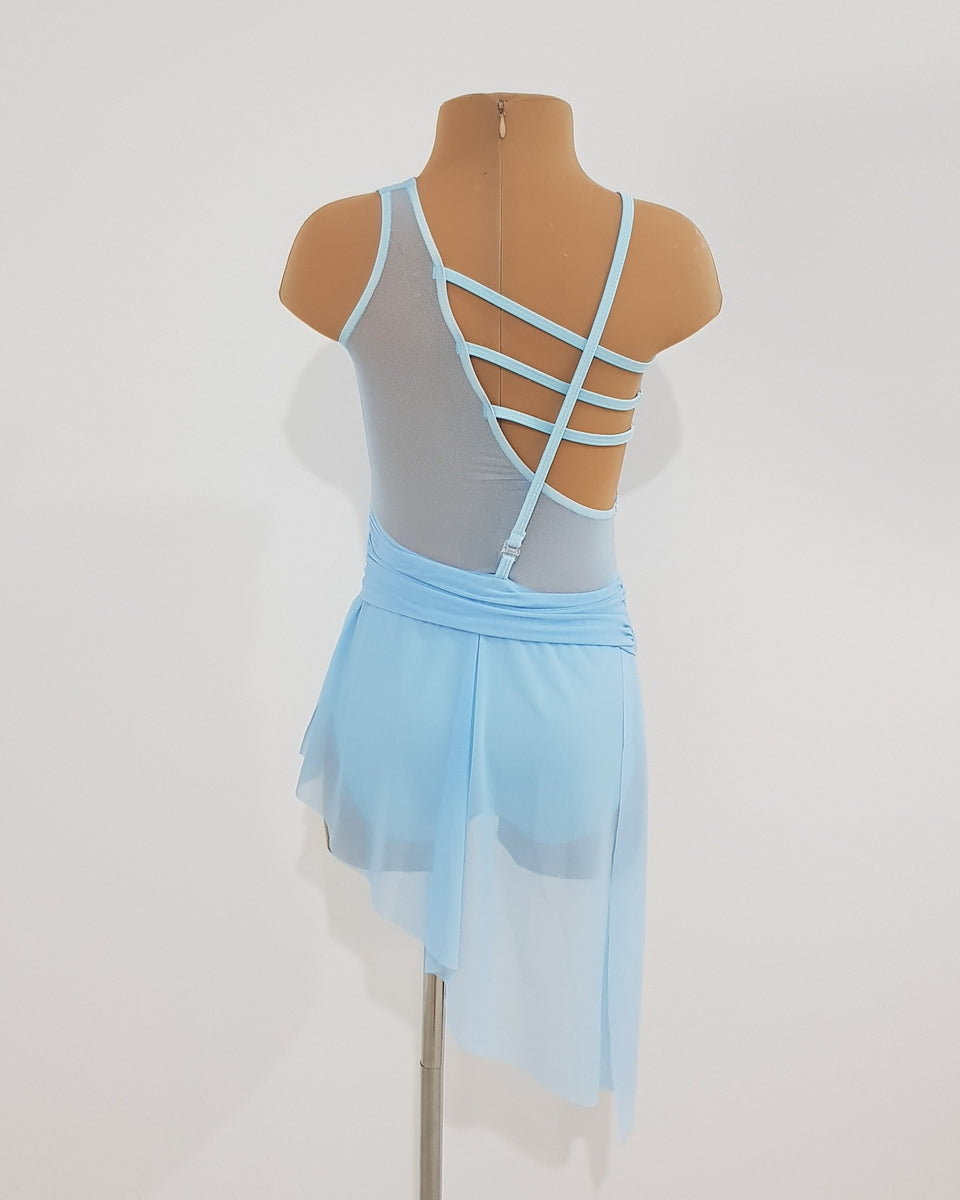 Harper Leotard - Skye Blue– Frilledneck Fashion